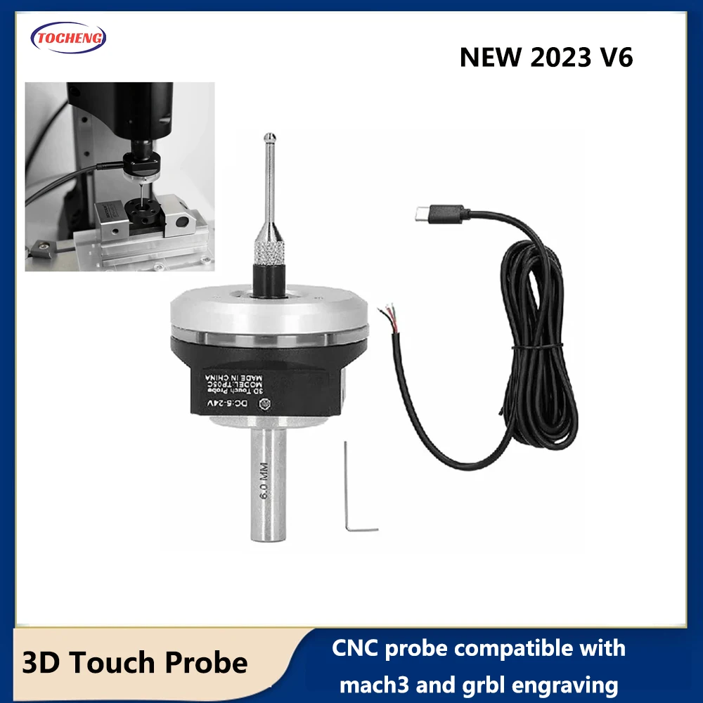 latest-V6-anti-roll-3D-Touch-Probe-edge-finder-centering-precision-CNC ...