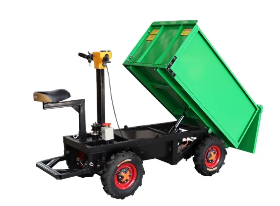 EV-trolley-heavy-duty-four-wheel-electric-flat-carrier-trolly-with-seat ...