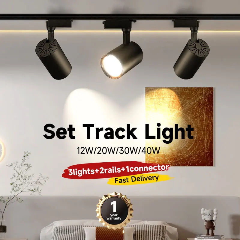 Track Light Fixture Spot Led Home Decor Spotlights Ceiling Lighting ...