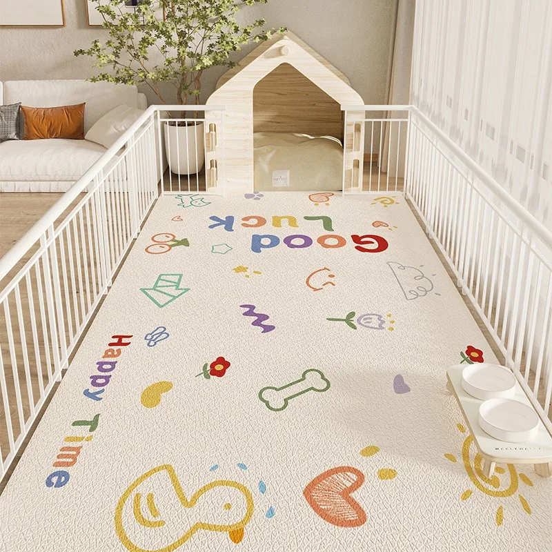 Pet-Floor-Mat-Waterproof-Urine-proof-Pvc-Leather-Carpet-Home-Cartoon ...