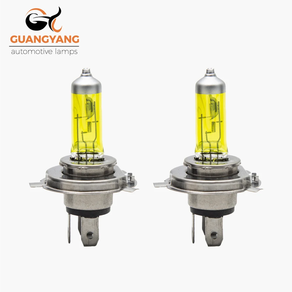 2-Pcs-H4-9003-HB2-12V-60-55W-P43T-Yellow-Lights-Car-Lights-Headlight ...