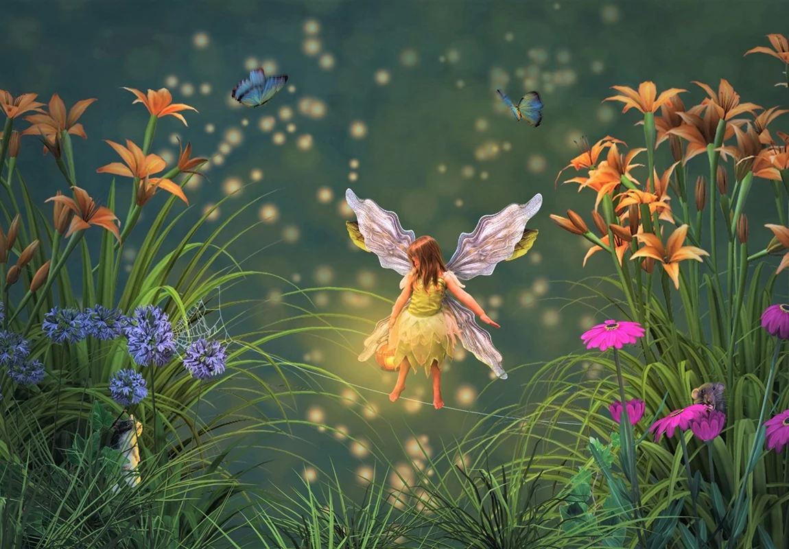 Free Spring Fairy Wallpaper