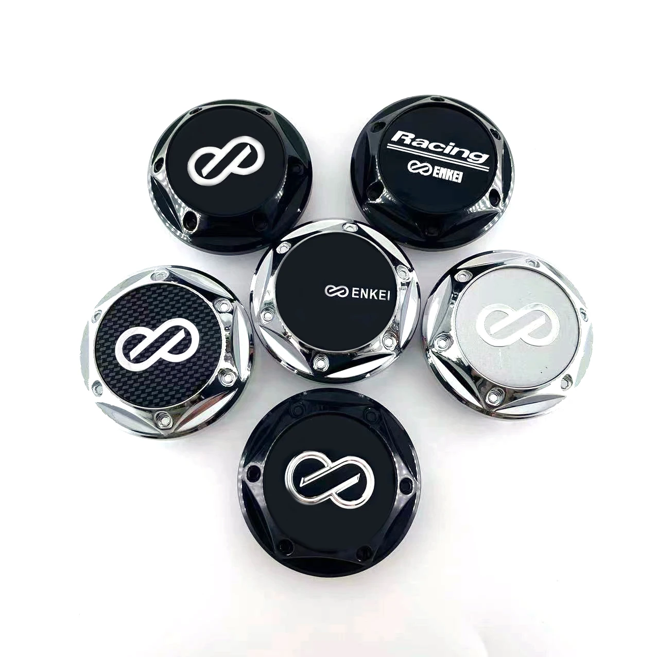 4-Stks-partij-67Mm-Auto-Wiel-Center-Hub-Caps-Voor-Enkei-Emblem ...