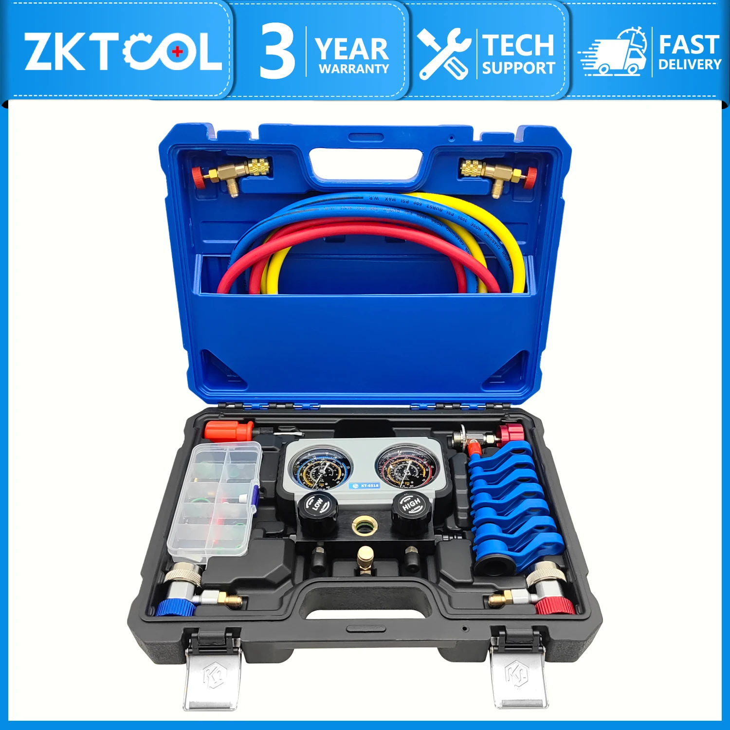 Air-conditioning-system-diagnostic-tester-new-pressure-gauge-car-air ...