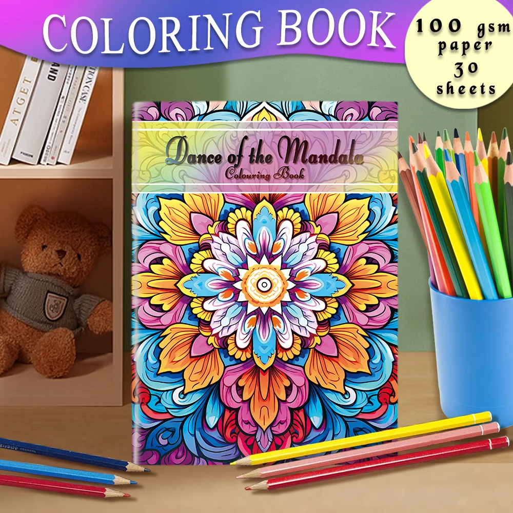 Mandala Coloring Book Pages: A Deep Dive into Stress Relief, Creativity ...