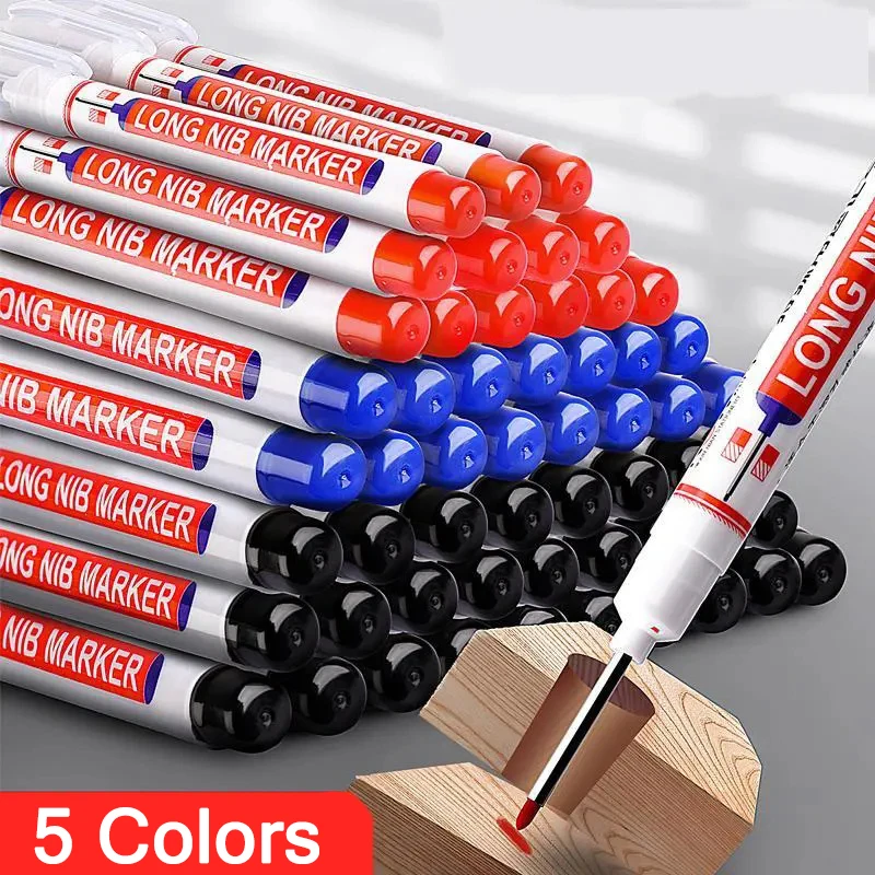 4Pcs/Set 20mm Waterproof Long Head Markers Deep Hole Marker Pen for ...