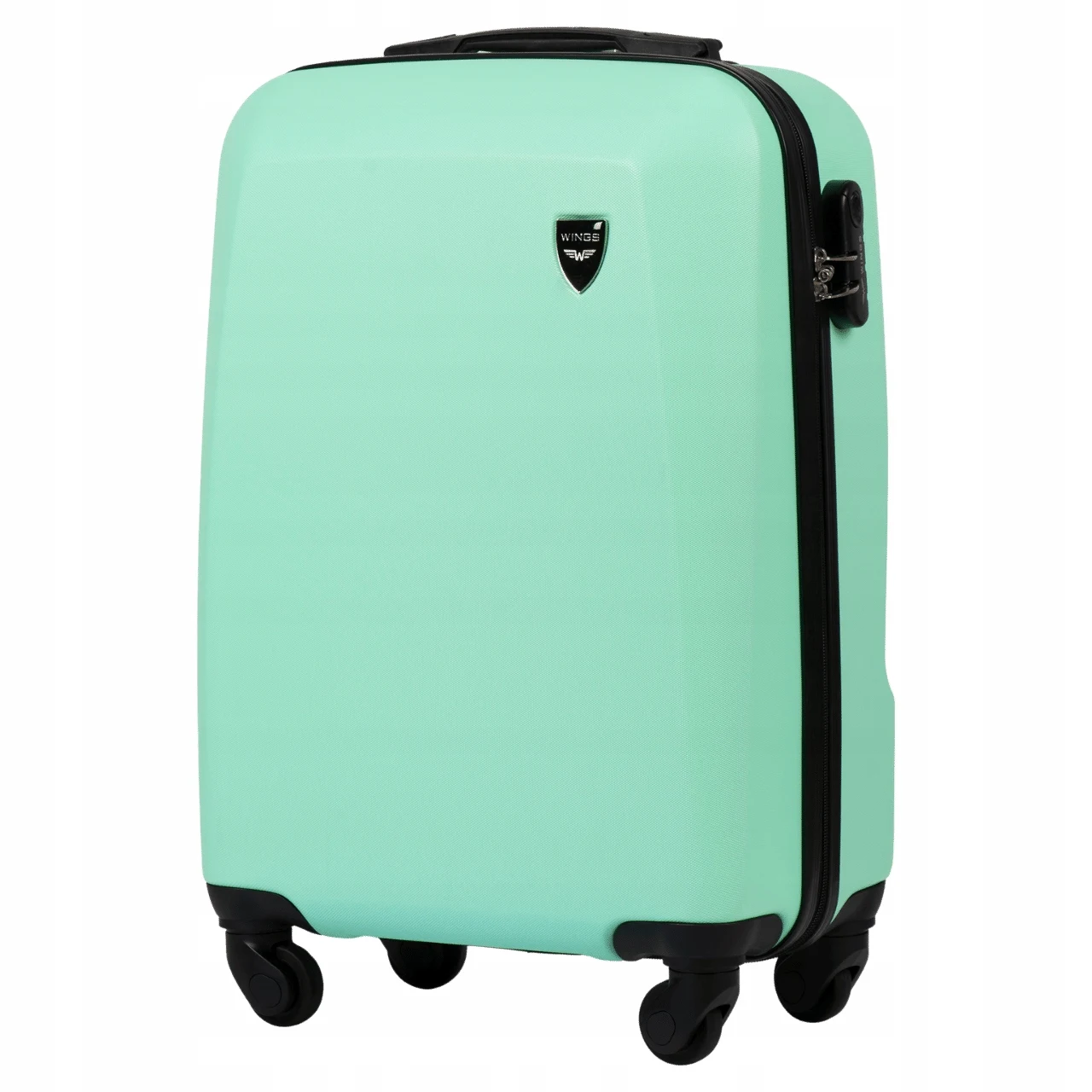 WINGS Small Cabin Case 4 Wheels Cipher Lock Small and Capacitive ABS ...