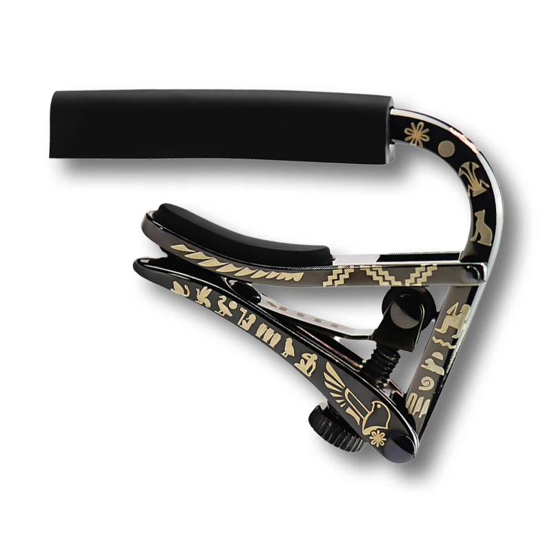 SHUBB Guitar Capo C1 Ancient Egypt Limited Edition Suitable forAcoustic/Electric Guitar Knob ...