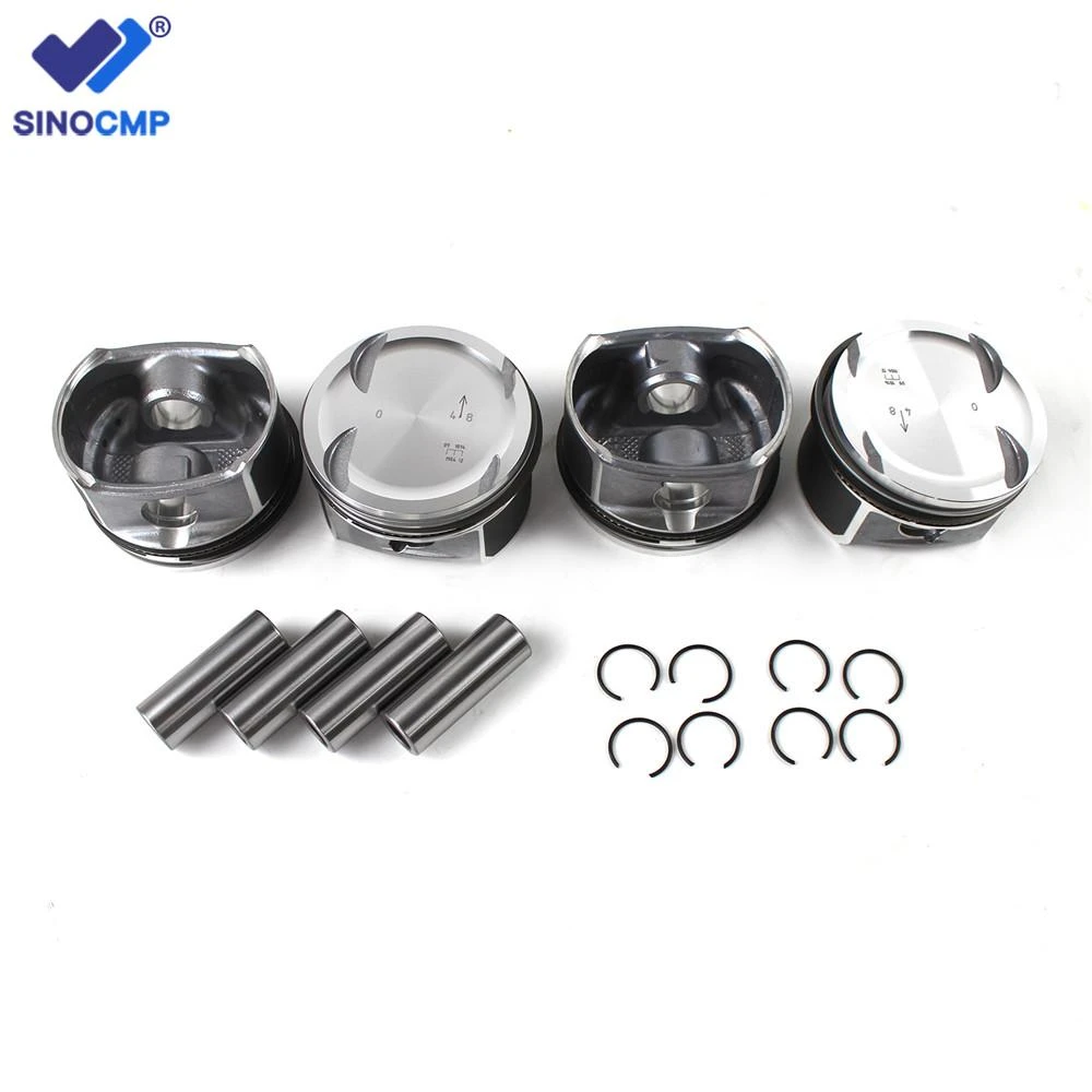 4pcs Pistons & Rings Set Φ82mm 2710300024 2710302217 2710306617 Fit For ...