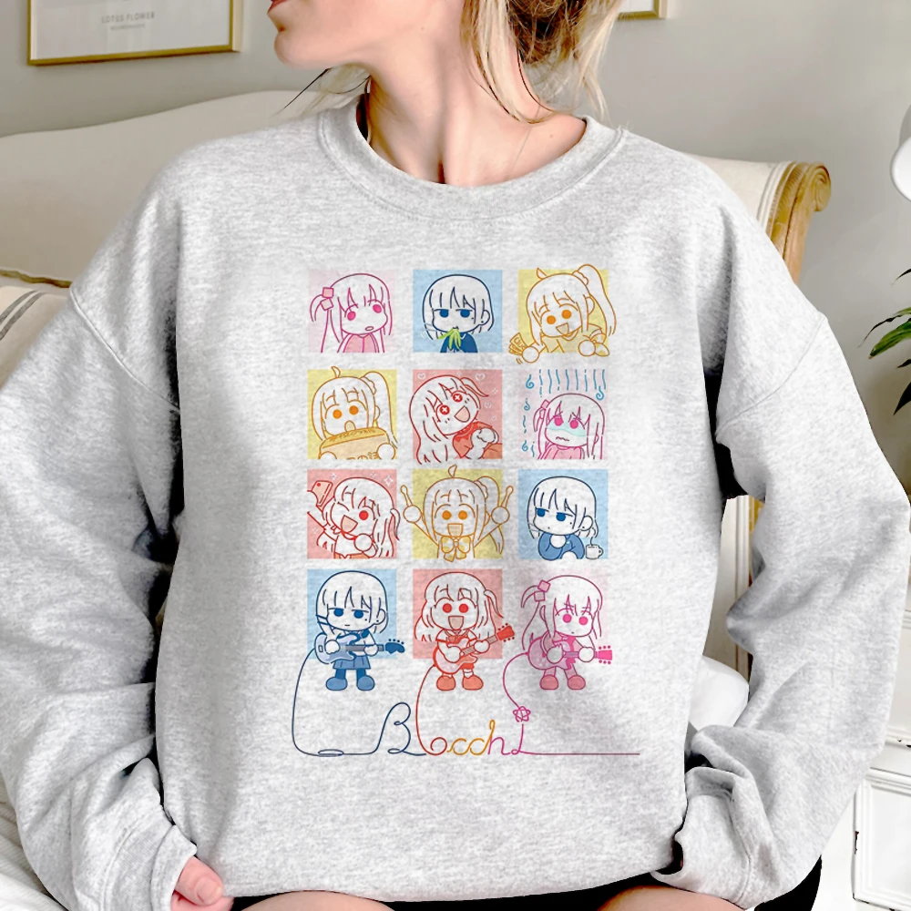 Bocchi-the-Rock-hoodies-women-Winter-Fleece-Kawaii-Hooded-Shirt ...