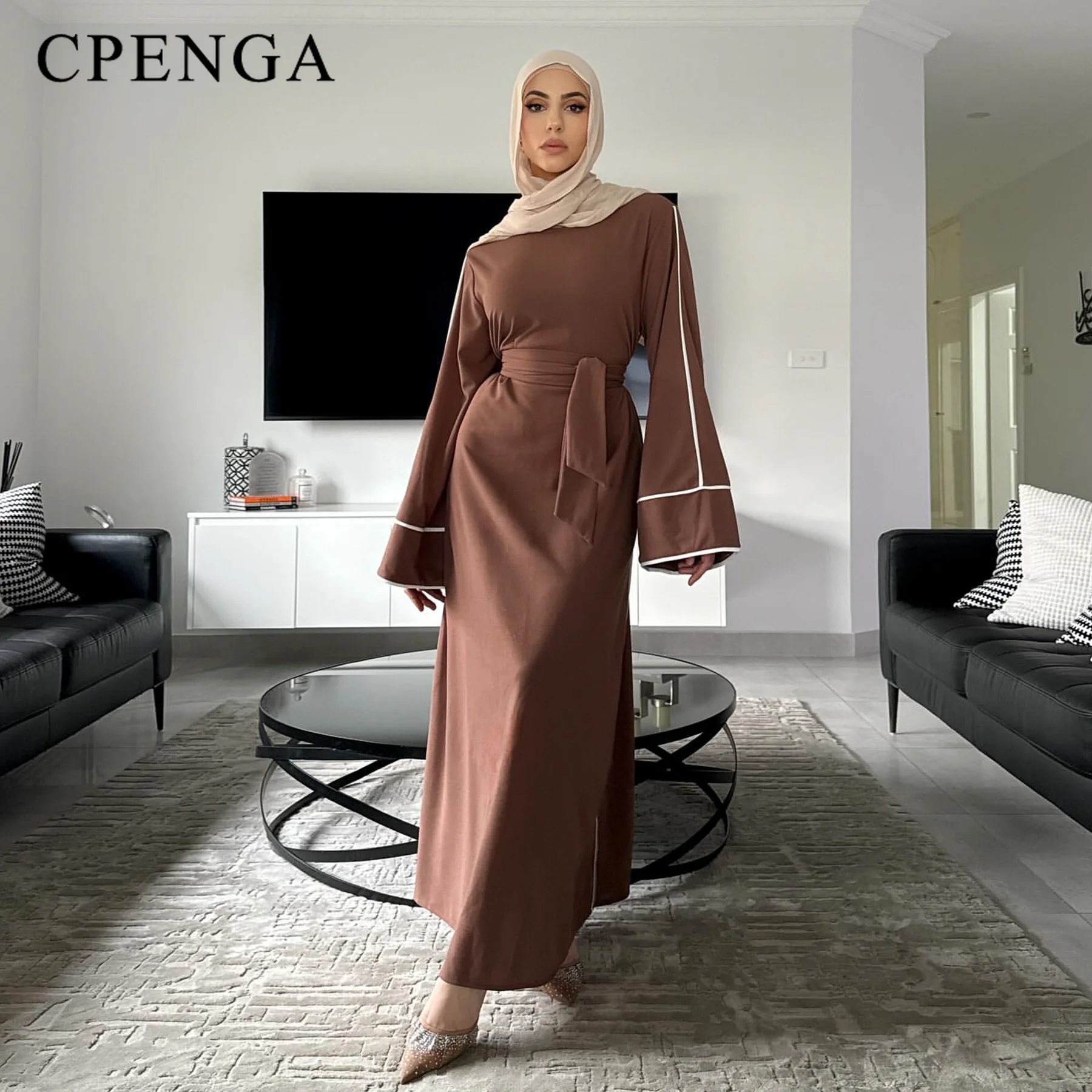 2024 Ramadan Middle East Muslim Modest Dress for Women Dubai Black ...
