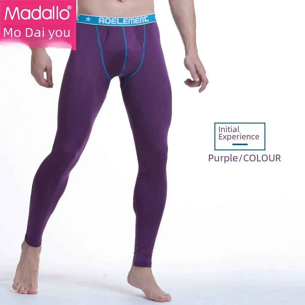 Men-Modal-Underwear-Slim-Fit-Thermal-Pants-Single-Piece-Loose-Style ...