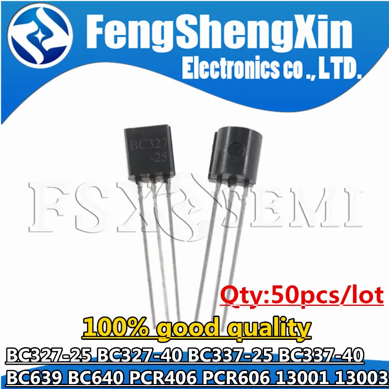 50PCS-BC327-25-BC327B-BC327-40-BC337-25-BC337B-BC337-40-BC639-BC640 ...