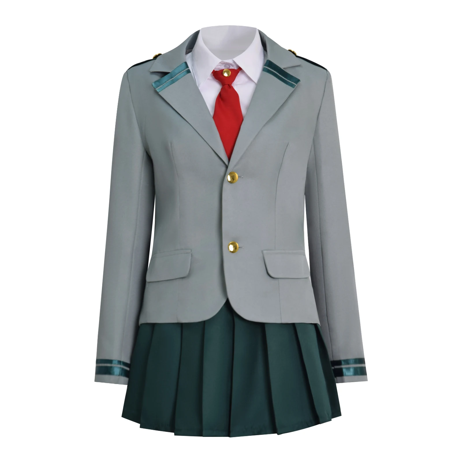 Halloween Uraraka Ochaco Cosplay Costume Adult Women School Uniform ...