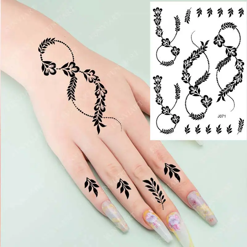 Simple Henna Tattoo Designs For Girls