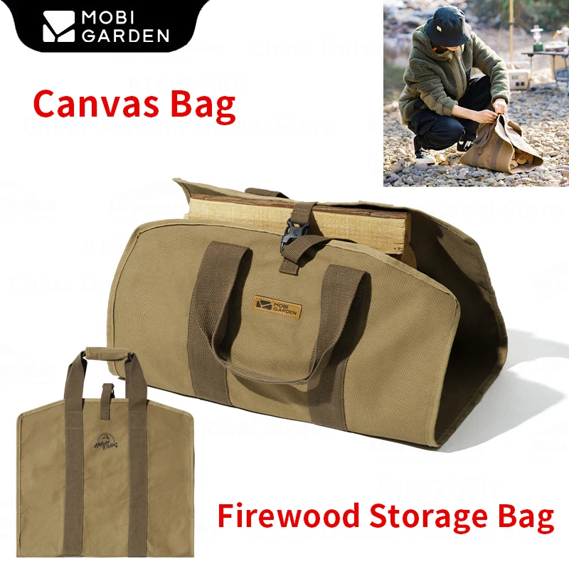 MOBI-GARDEN-Wood-Storage-Bag-Multifunctional-Large-Capacity-Canvas ...