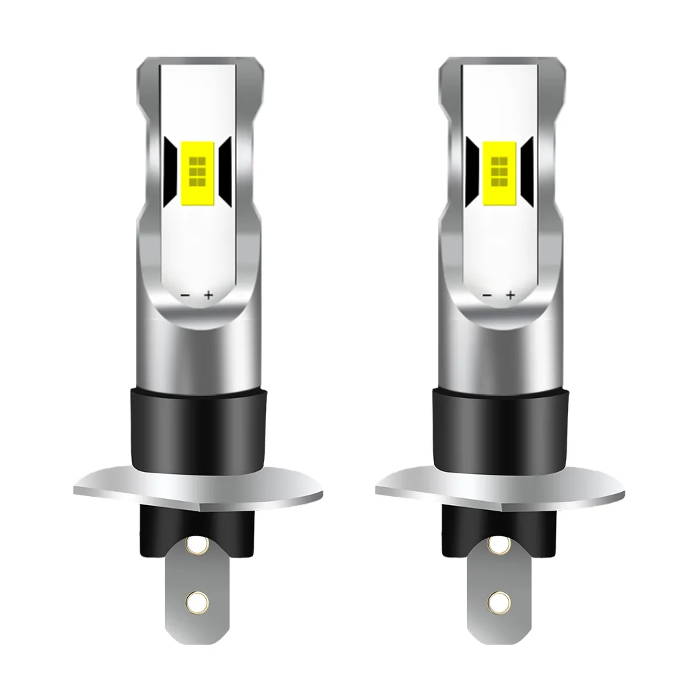 2Pcs New LED Car Headlight H1 H3 Bulb 30000LM CSP For Car Headlamp ...