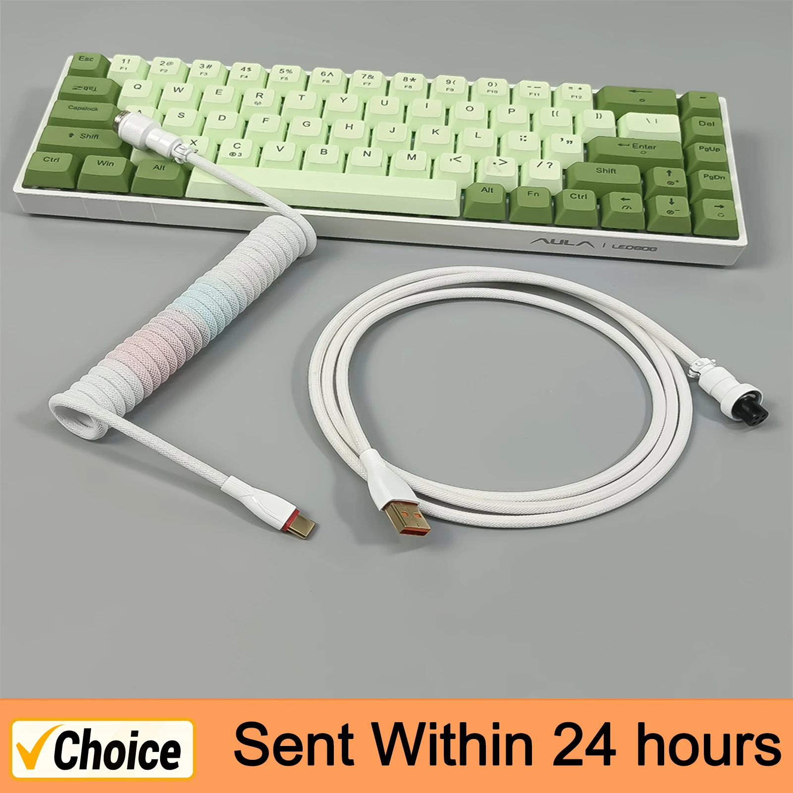Type-C-USB-1-8M-Mechanical-Keyboard-Coiled-Cable-Wire-for-Mechanical ...