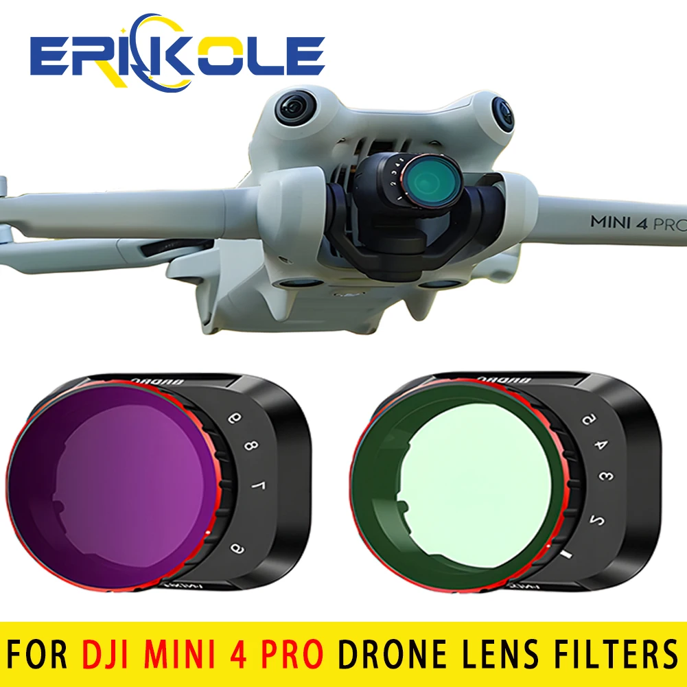 Variable ND Filters Kit for Dji Mini 4 Pro Adjustable ND(1-5/6-9 stops ...