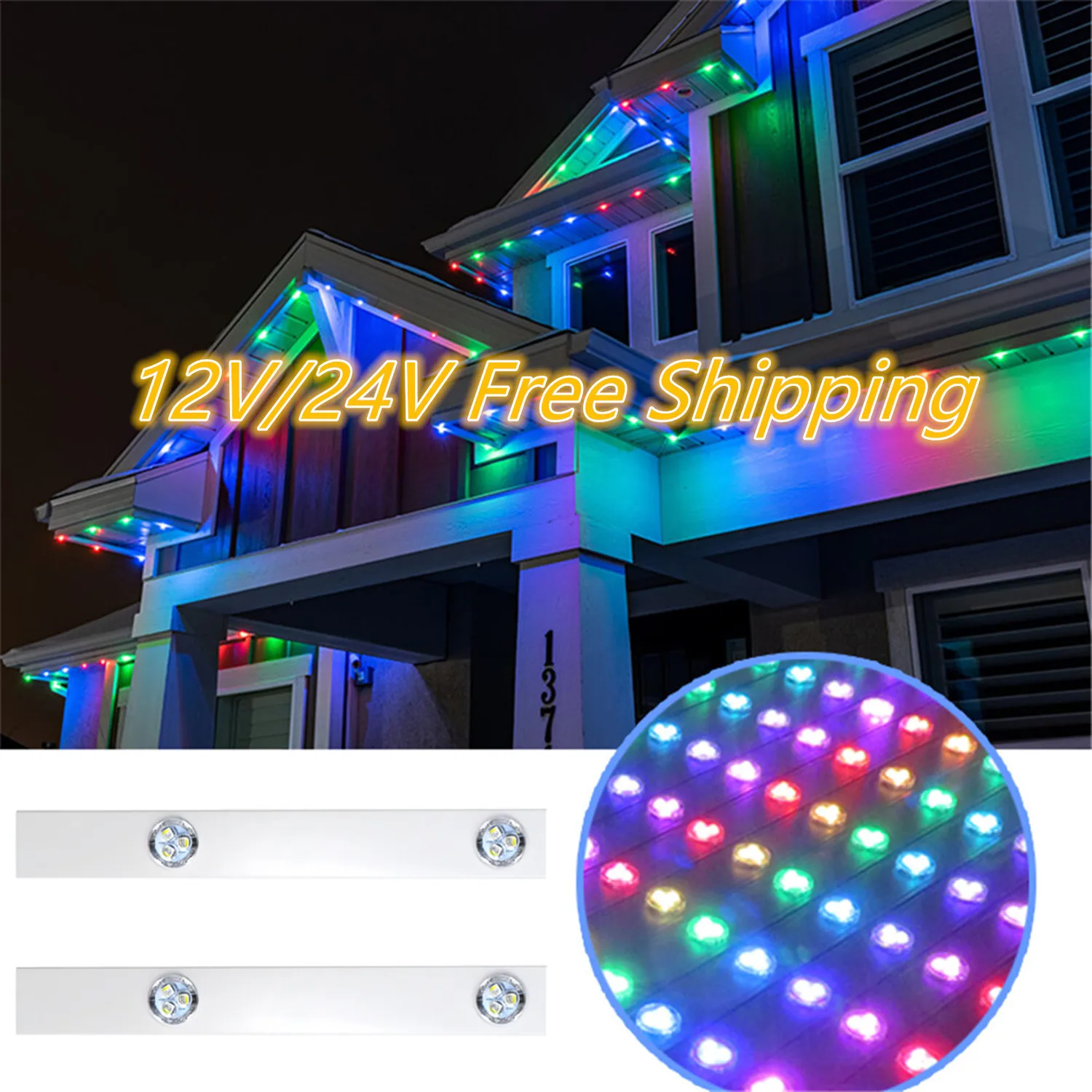 24V-30mm-RGBW-RGBWW-Outdoor-Permanent-Track-Lights-Led-Pixel-Point ...