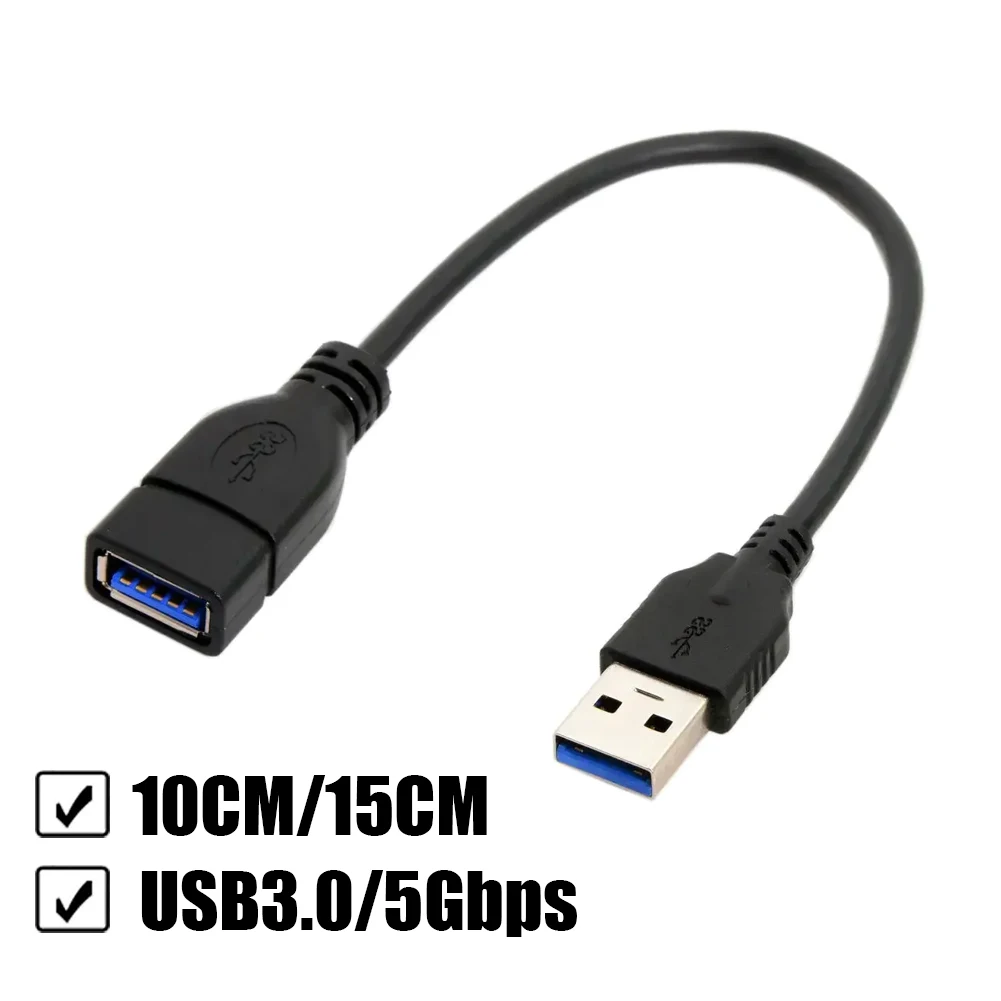 10CM 15CM Short USB extension cable USB 3.0 male to female extension ...