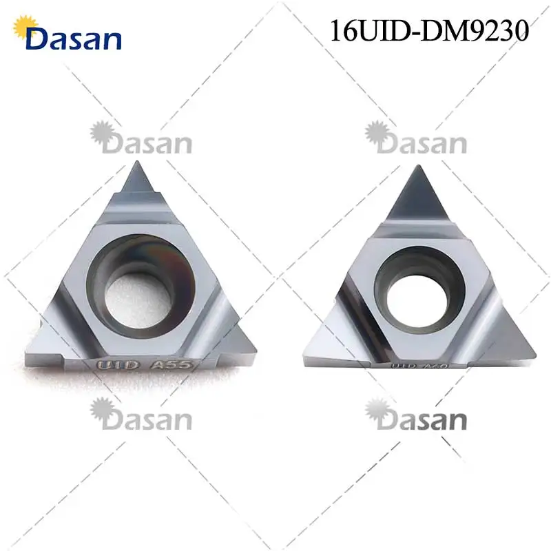 10PCS-16UID-11UID-C60-D60-L55-A55-2TR-3TR-4TR-Carbide-Threading-Inserts ...