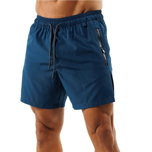 Outdoor Sports & Workout Men's Zipper Shorts - Men's Fitness Apparel ...