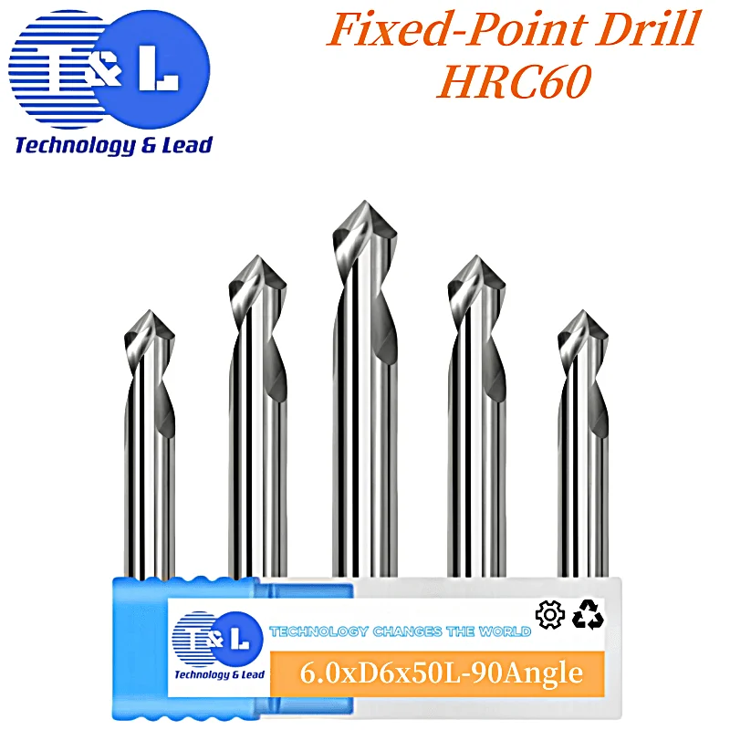 HRC60-Spiral-Groove-Tungsten-Steel-Centering-Drill-90-Chamfer-2-Flute ...