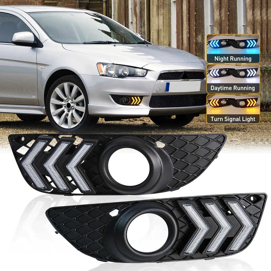 Car-DRL-For-Mitsubishi-Lancer-2008-2009-2010-2011-2012-2013-2014 ...