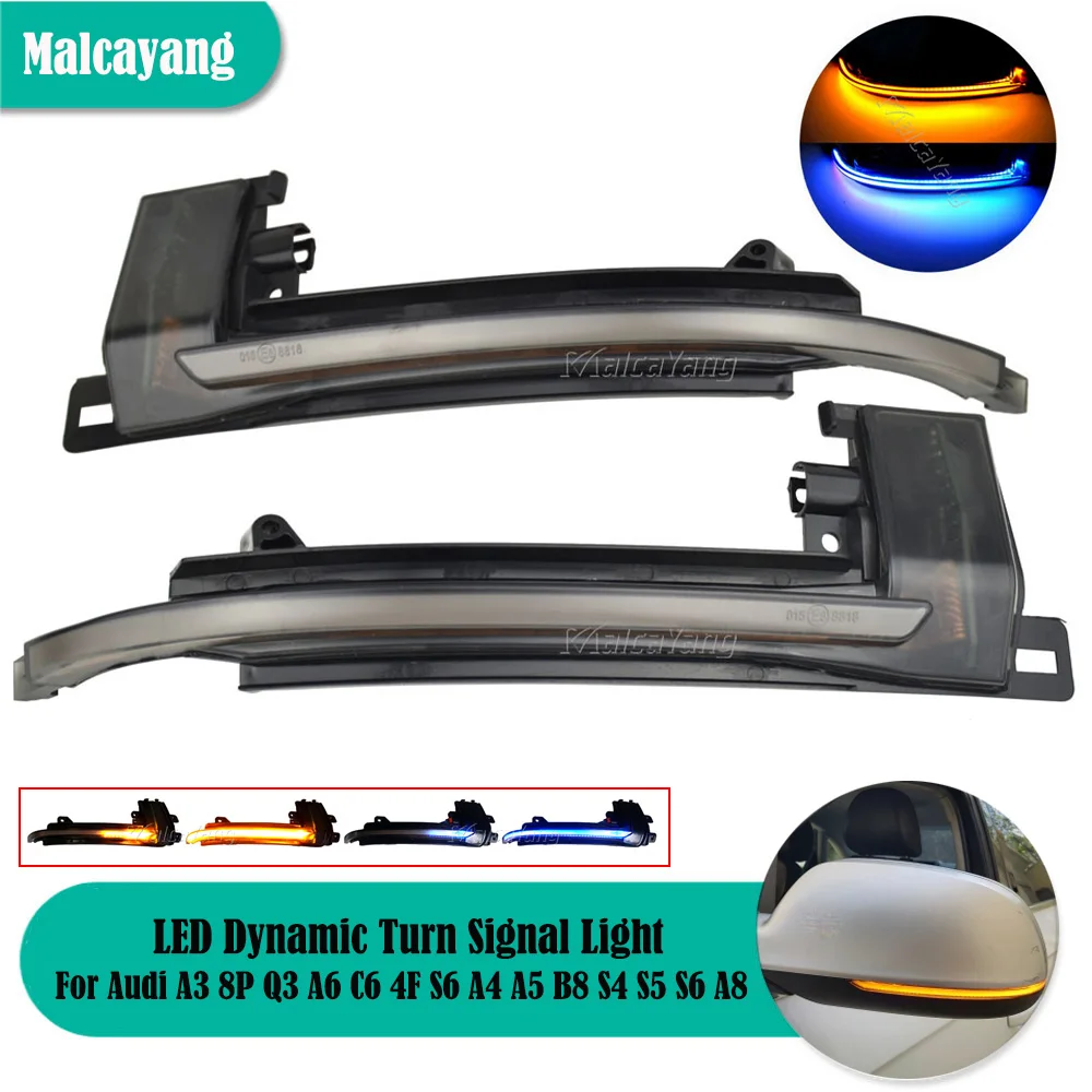 2x-LED-Dynamic-Turn-Signal-Light-Side-Mirror-Blinker-Arrow-Sequential ...