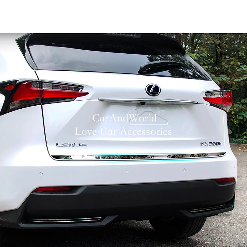 Stainless-Rear-Trunk-Tail-Door-Edge-Trims-Tailgate-Protector-Strip-Car ...