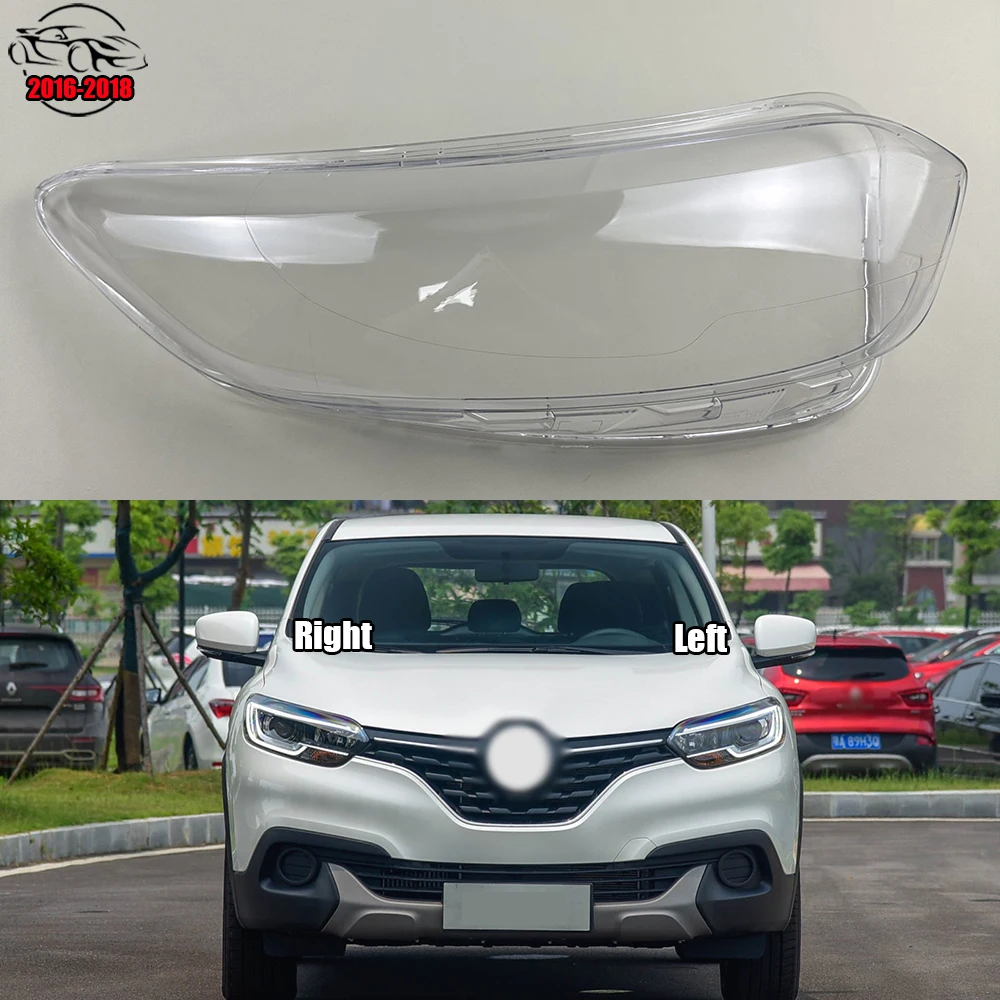 For-Renault-Kadjar-2016-2017-2018-Headlamp-Transparent-Cover-Headlight ...