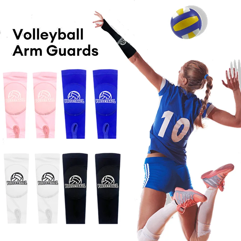 1Pair-Volleyball-Arm-Sleeves-Passing-Hitting-Forearm-Sleeves-with ...