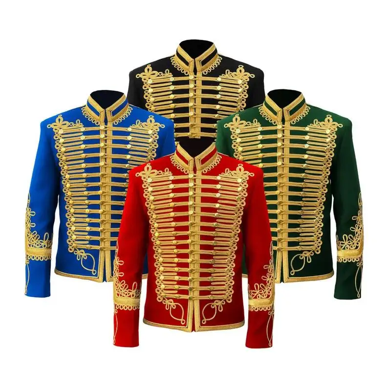 Napoleontische Hussars Cosplay Jas Uniform Volwassen Mannen Militaire ...