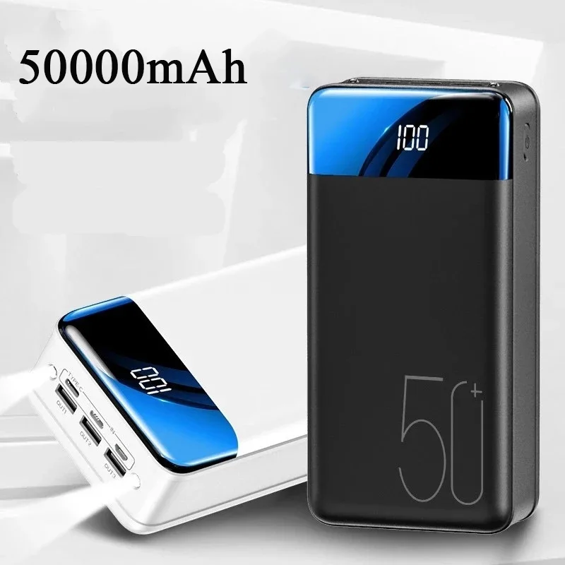 Large-Capacity-Power-Bank-50000mAh-Fast-Charging-Powerbank-3-USB ...