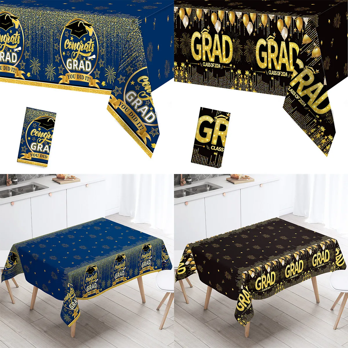 Graduation-Party-Decorations-Congrats-Grad-Tablecloths-Class-of-2024 ...