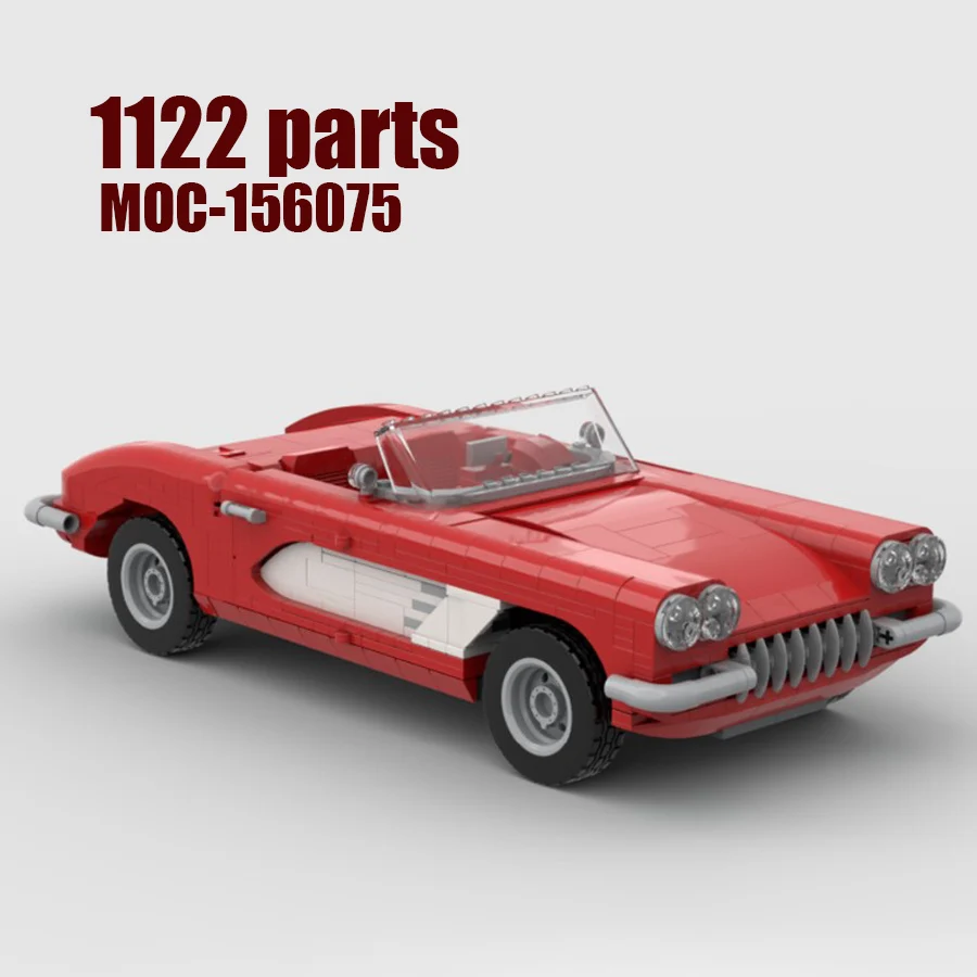 1122-parts-Chevrelet-moc-technico-toys-models-building-blocks-moc-car ...