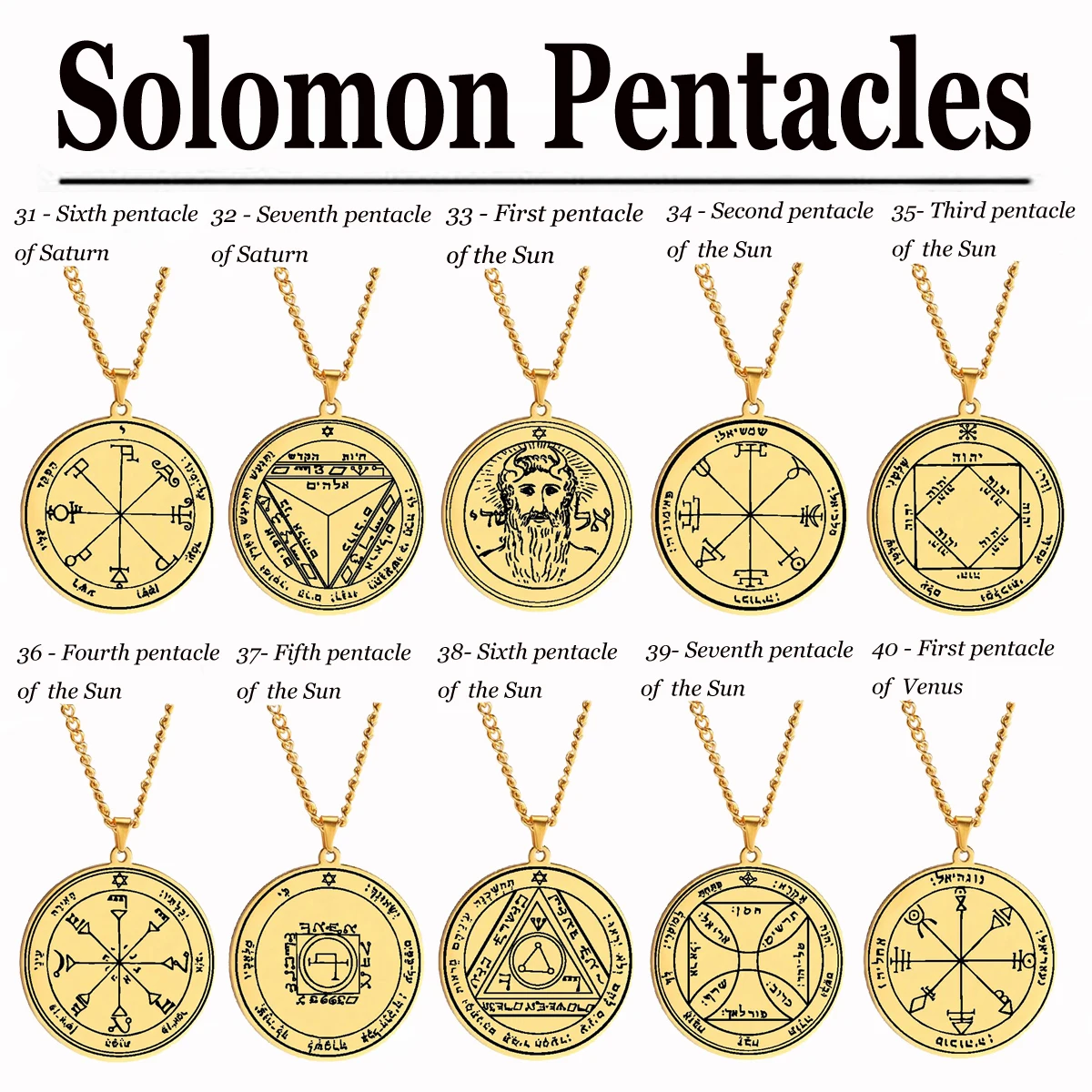 HLSS041-050-rei-salom-o-selo-saturno-sol-venus-talism-amuleto-j-ias ...