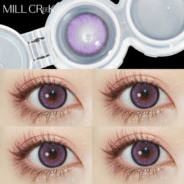 Bright Purple Contacts