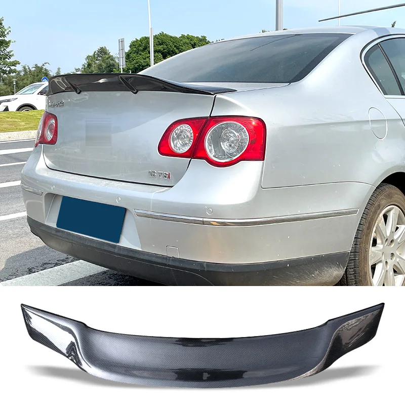 Spoiler for Volkswagen Passat B6 2005-2010 Carbon Fiber Auto Rear Trunk ...