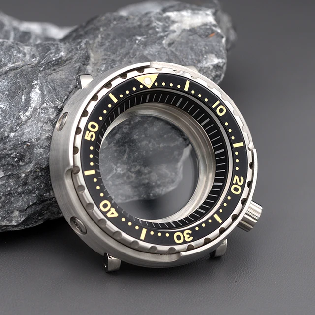 Mod Seiko Tuna Canned Watch Case Fits Seiko NH35 NH36 4R Movt 30ATM ...