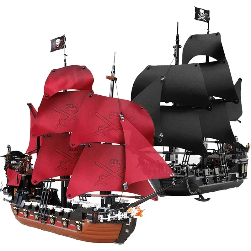 MINISO-DISNEY-Pirate-Ship-4195-4184-Pirates-Of-The-Caribbean-Ship-Queen ...