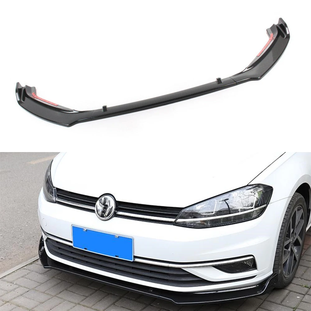 Car-Front-Bumper-Spoiler-Lip-Lower-Splitter-Guard-Plate-Blade-For ...