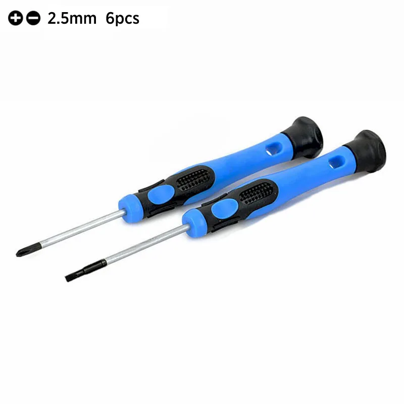 6-pcs-Precision-2-5mm-Phillips-Slotted-Screwdriver-Flat-Cross ...