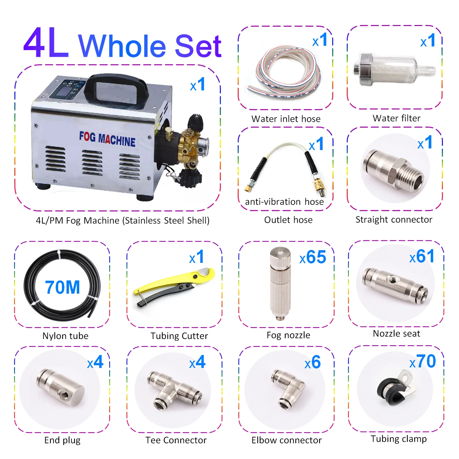 High-Pressure-4L-Water-Fog-Machine-For-Water-Sprayer-Outdoor-Mist ...