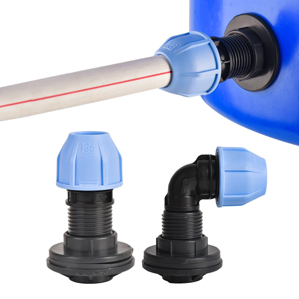 Rain-Barrel-Fitting-Connect-OD-20-25-32mm-PE-Tube-Connector-Adapter-for ...