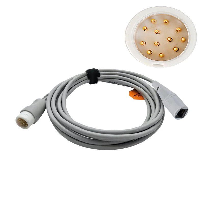 Compatible Comen ibp cable 12 pin to Argon BD Edward Medex Abbott Smith ...