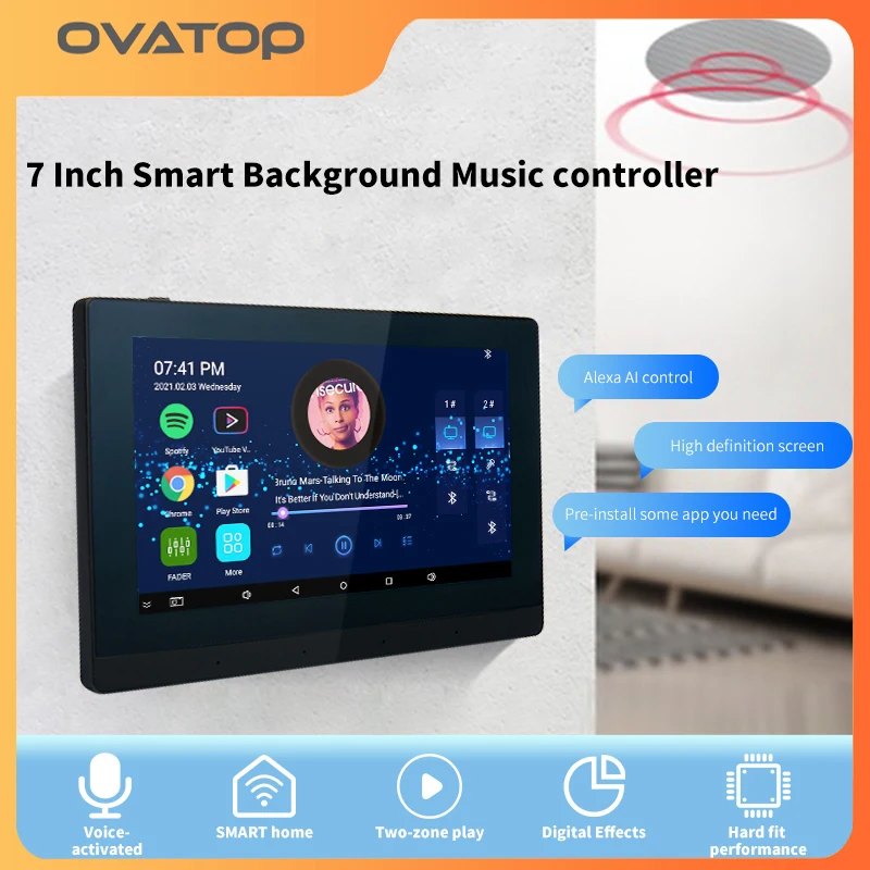 7inch-Smart-Home-Background-Music-Control-Stereo-Sound-Google-Play ...