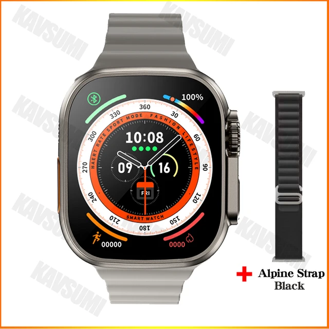 New ZD8 Ultra MAX Smart Watch Women 49mm 2.2 inch HD ECG Smartwatch NFC ...