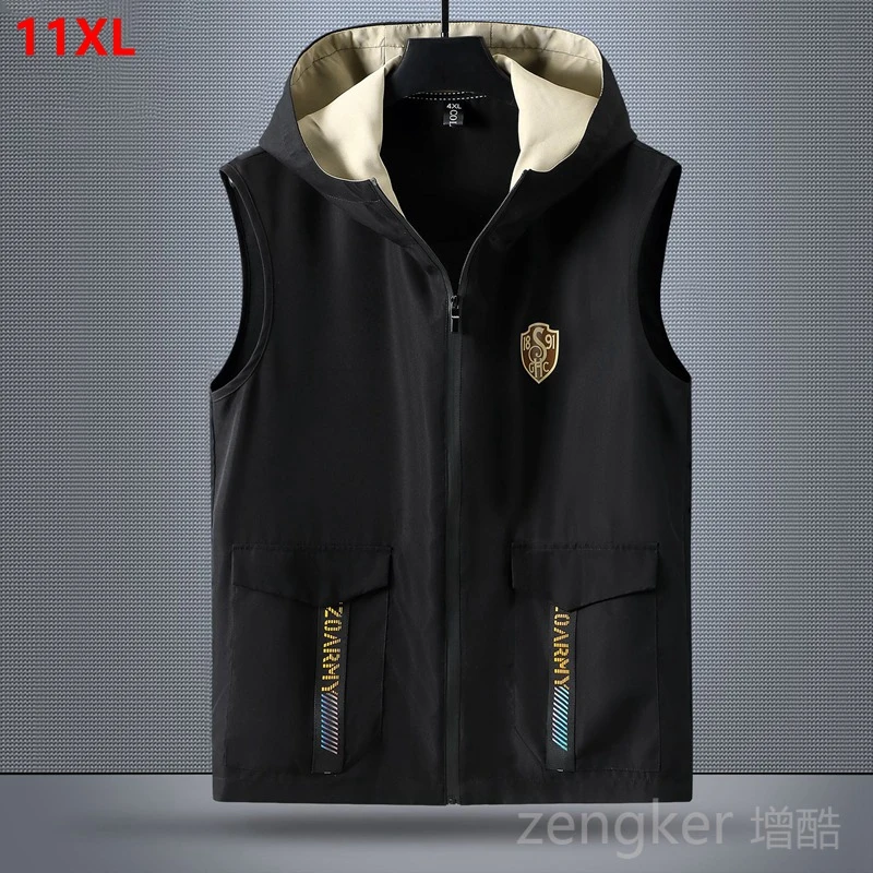 Extra-large-size-work-vest-hooded-men-s-large-size-loose-plus-size ...